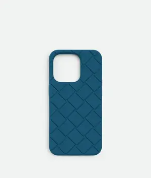 Bottega Veneta Iphone 14 Pro Case - Deep Pacific | Editorialist